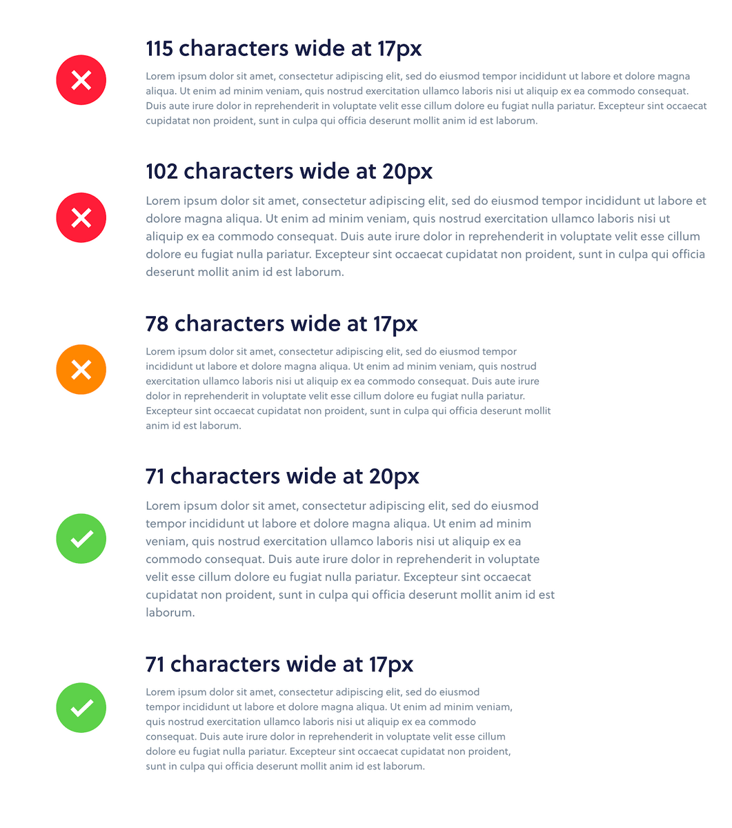 How important is line length for great web design?